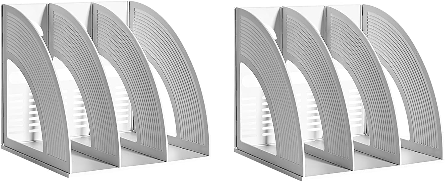 Marte Vanci Magazine File Holder Book Desktop Organizer Plastic Storage ...