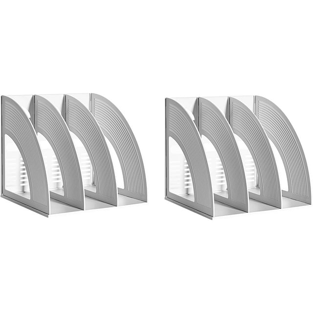 Marte Vanci Magazine File Holder Book Desktop Organizer Plastic Storage ...