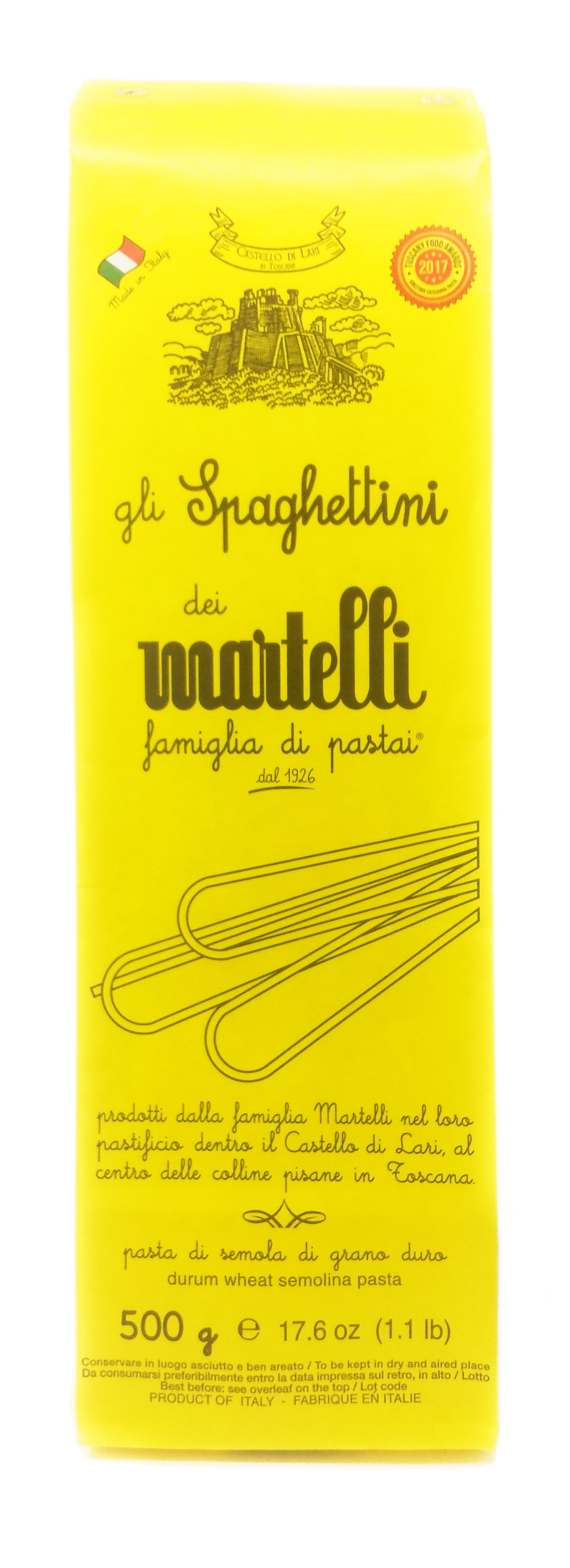 Martelli Spaghettini 1.1 LB 2 Pack - Walmart.com