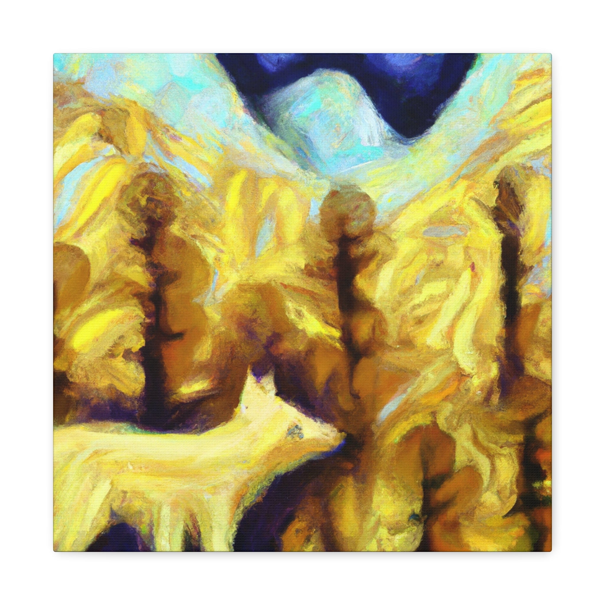 Marten in Moonlight Scene - Canvas - Walmart.com