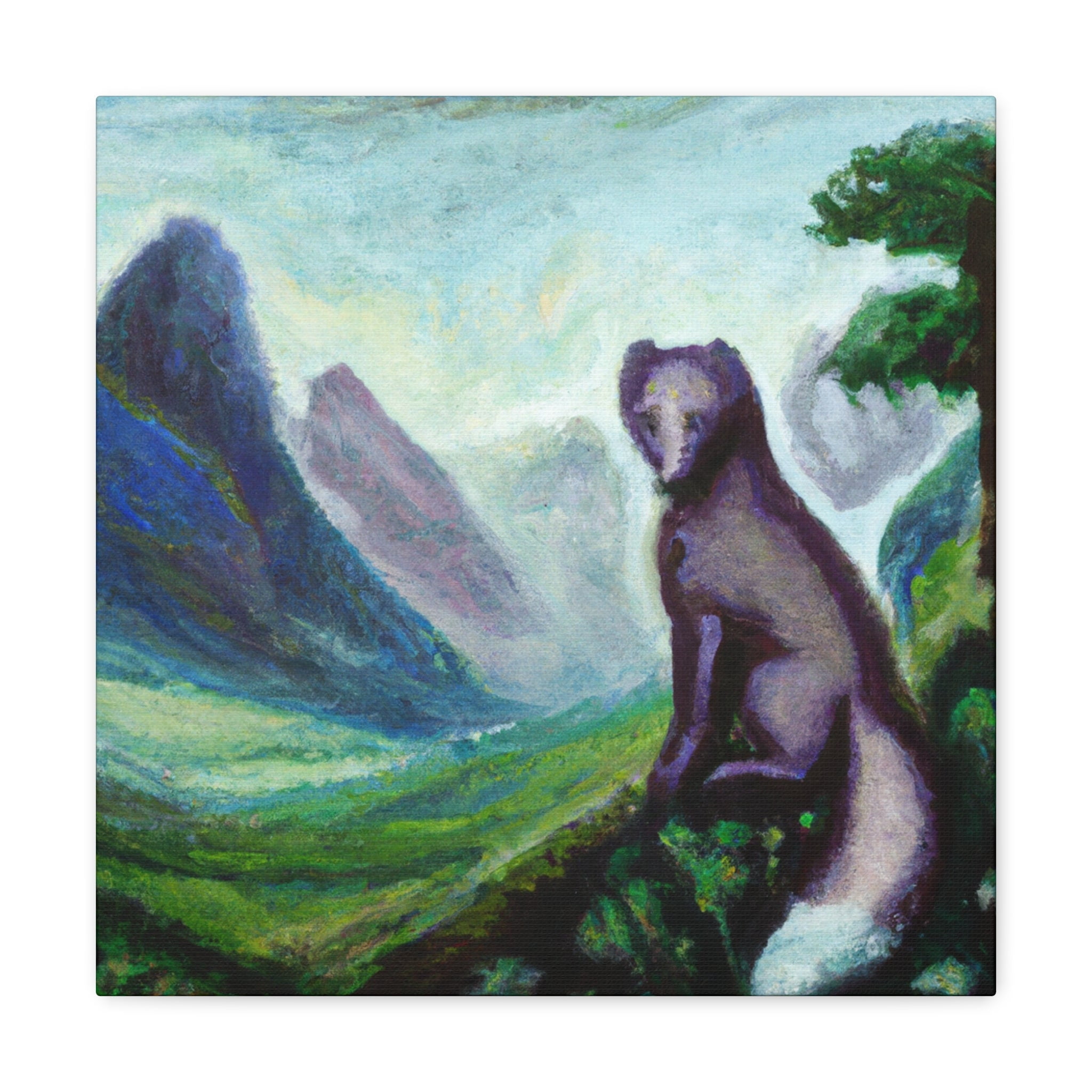 Marten in Post-Impressionism - Canvas - Walmart.com