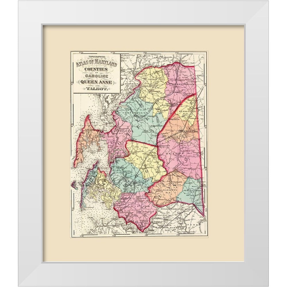 Martenet 26x30 White Modern Wood Framed Museum Art Print Titled ...