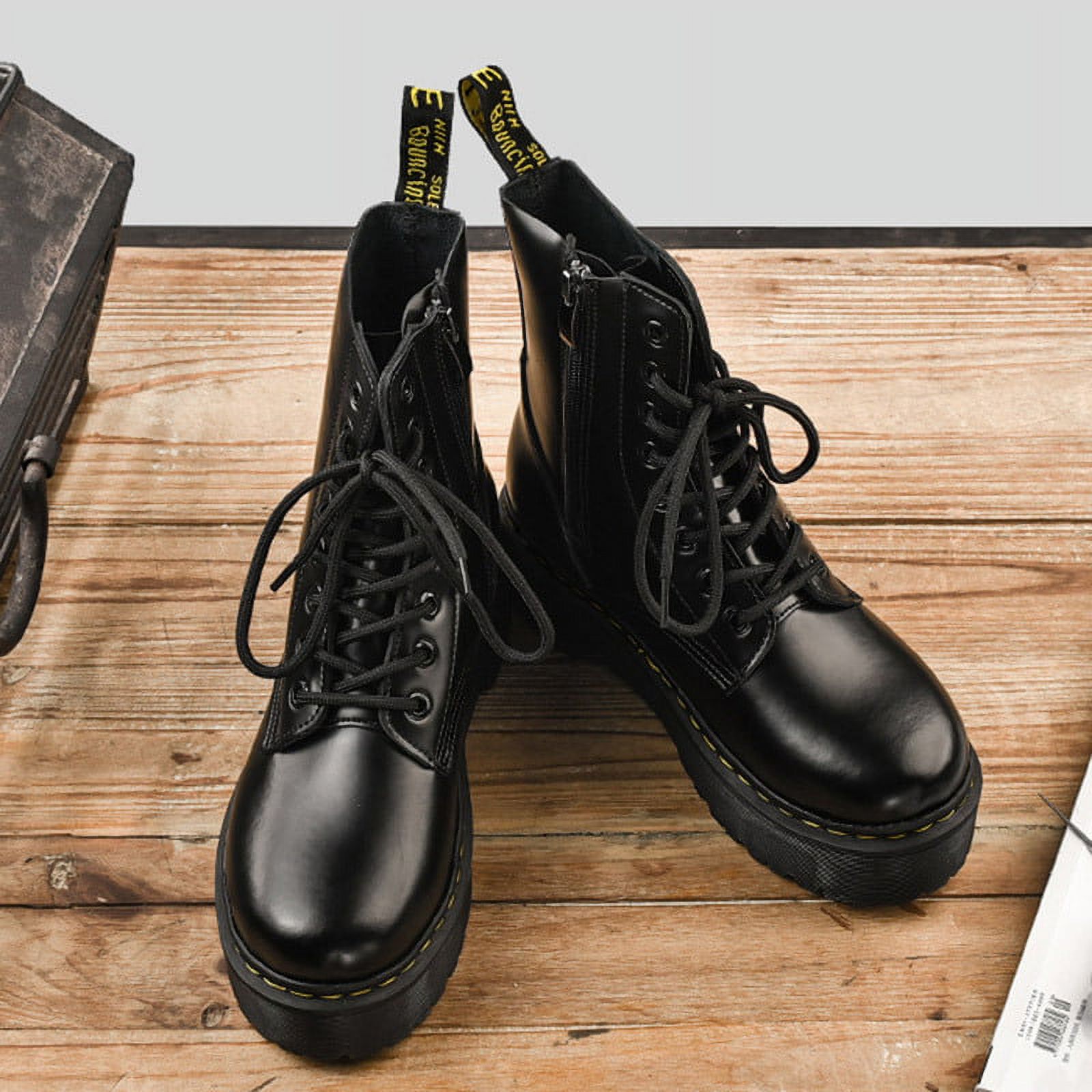 Martens Dr. Jadon Boots Black Platform Women Leather Women Snow Boots ...