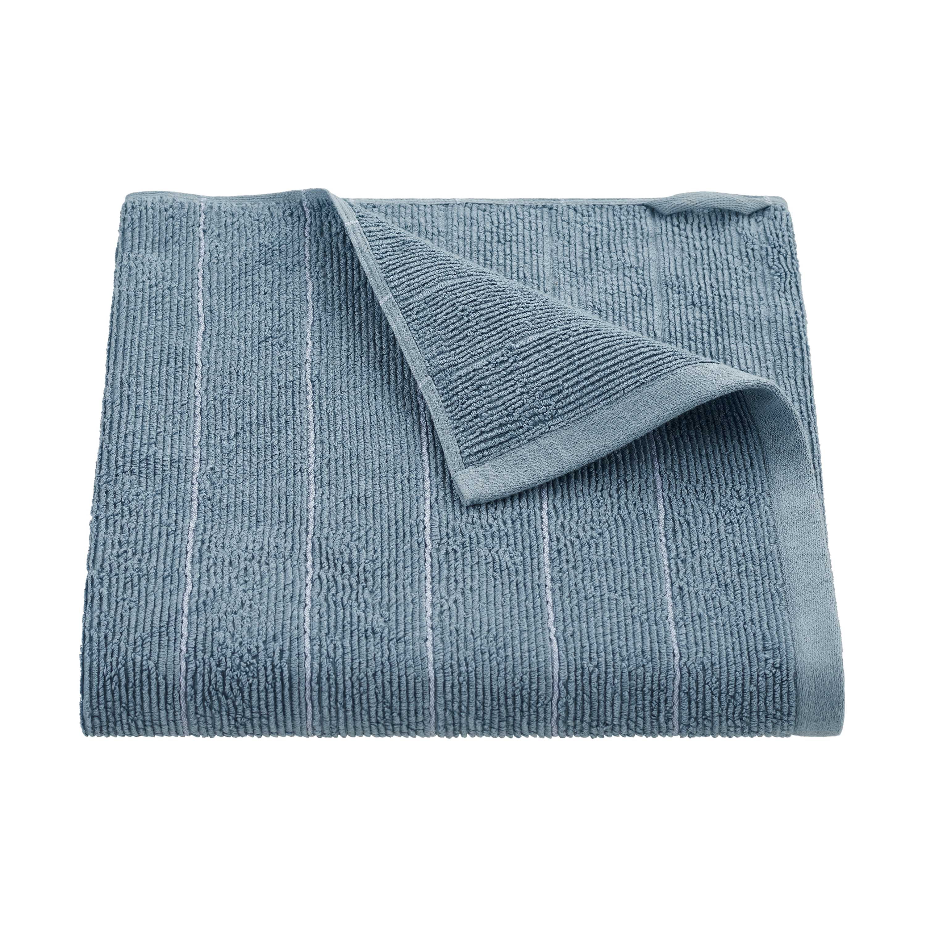 Martex Restore Slub Stripe Bath Towel, 30" x 56", Blue - Walmart.com