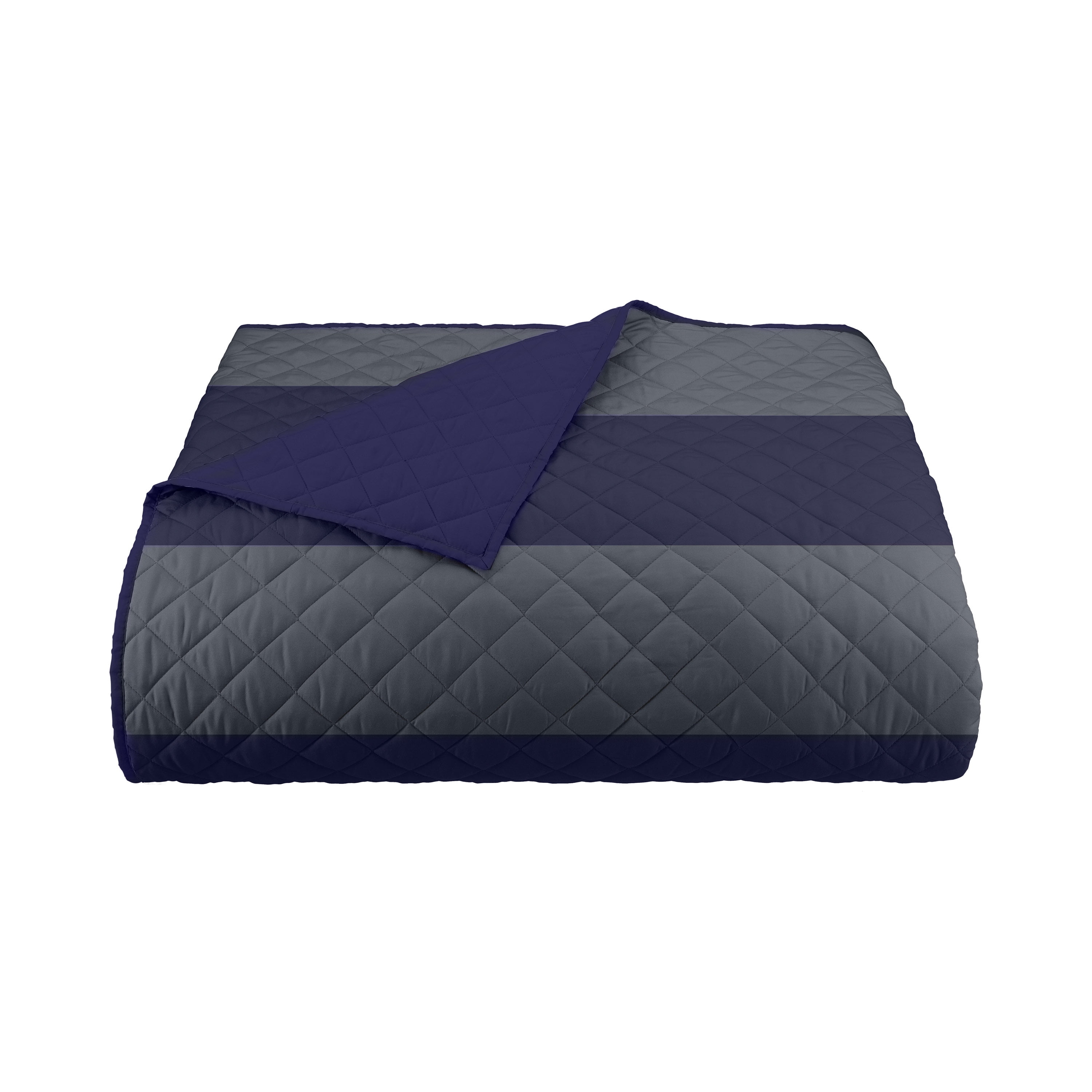 Martex Full/Queen Reversible Coverlet | Lightweight Soft Easy Care ...
