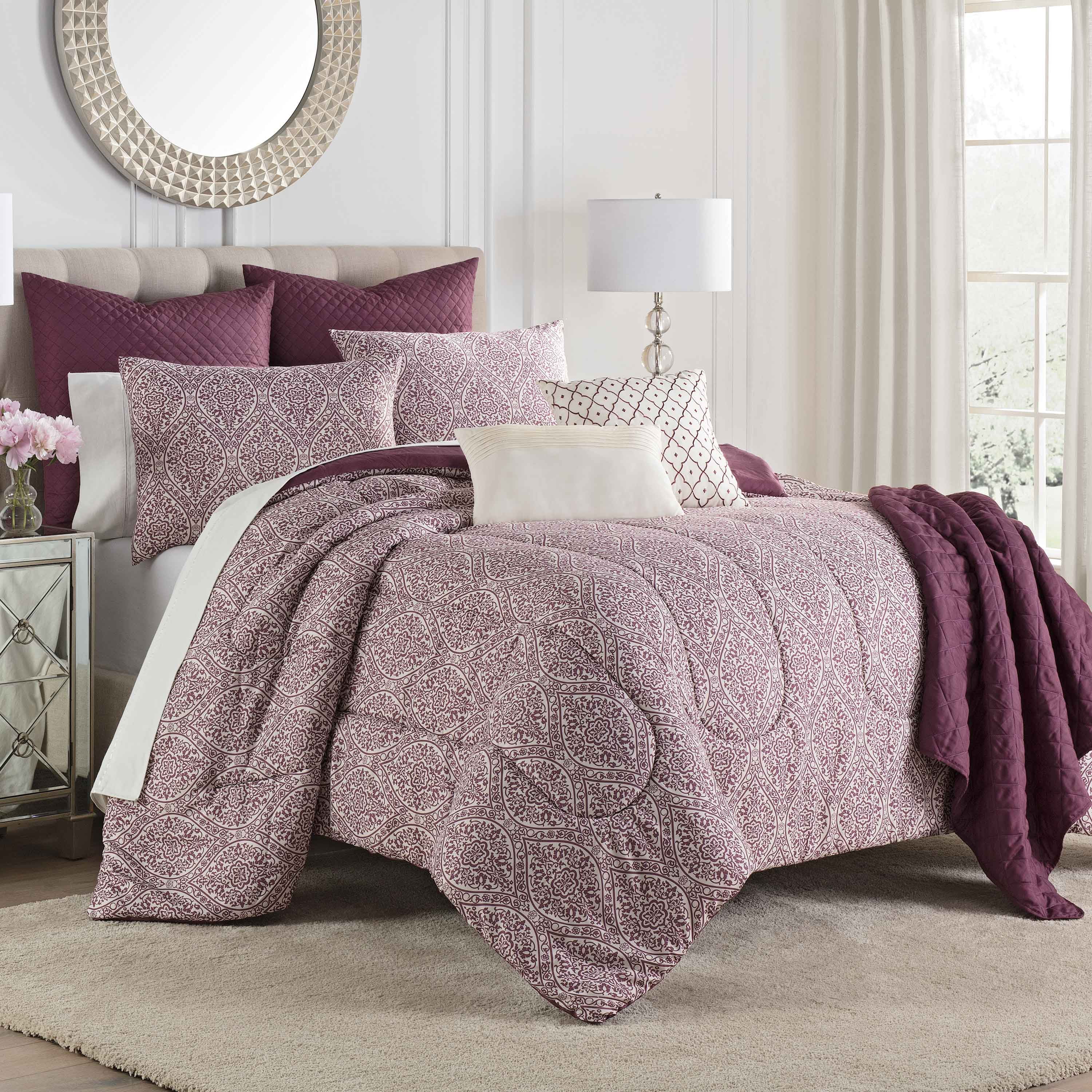 Free Shipping! Martex Savino King 8-Piece Bohemian Paisley Comforter ...