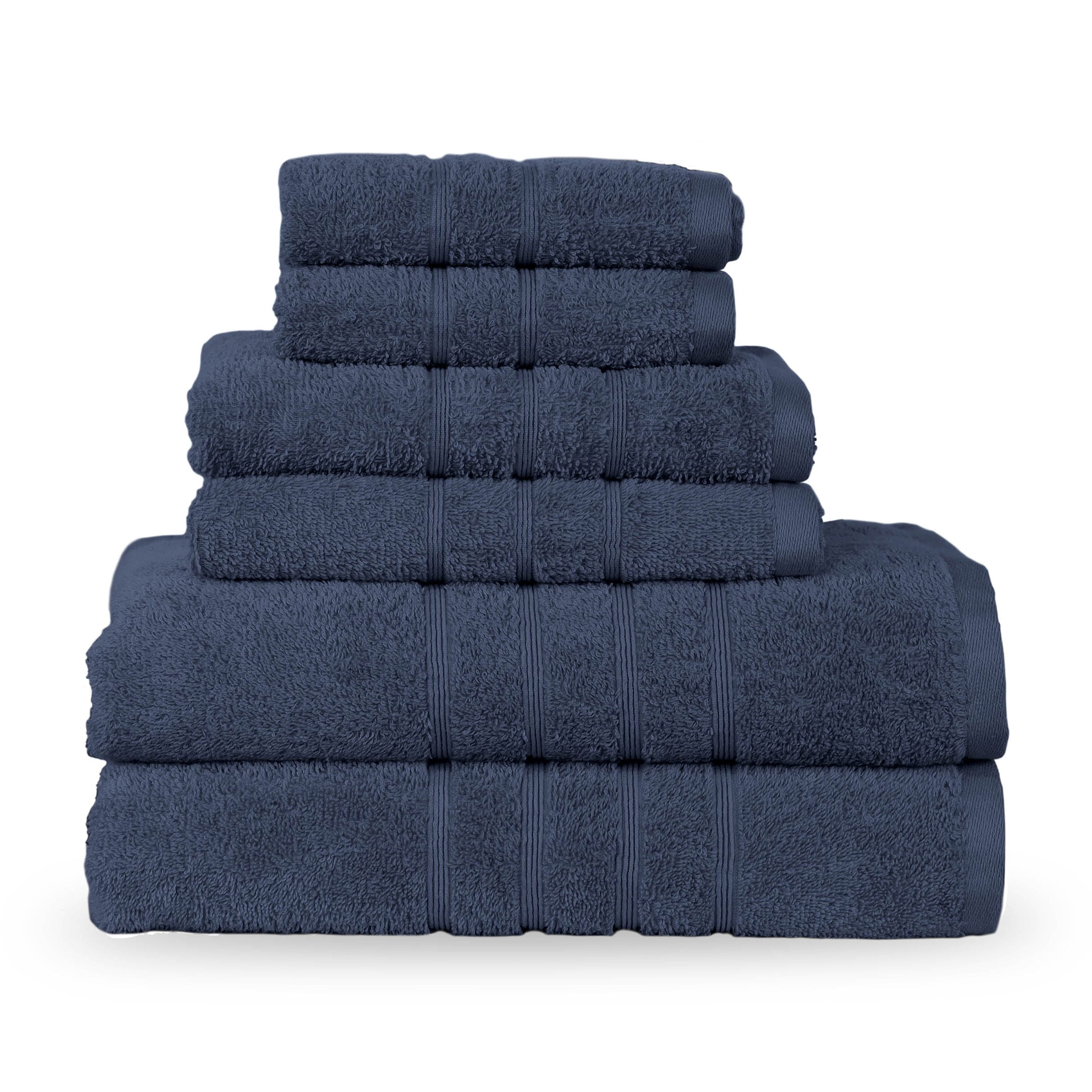 Martex 6-Piece Towel Set | 100% Cotton Soft & Absorbent Bath Towels ...