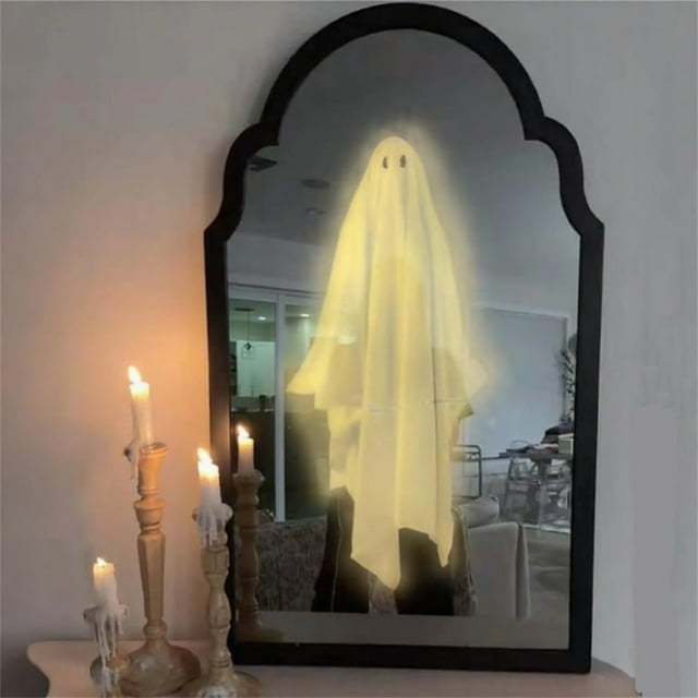 Martha Halloween Decorations Light Up Ghost Mirrors: Spooky Scary ...