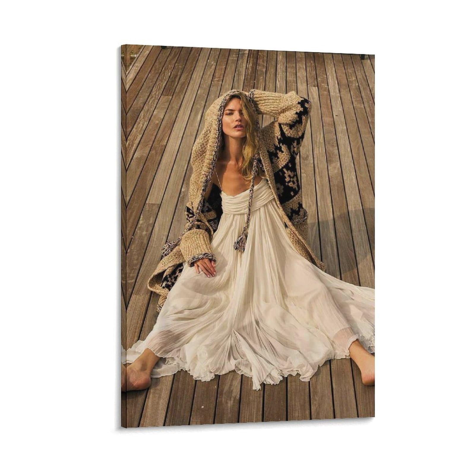Martha Hunt Model Poster (12) Wall Art Poster Scroll Canvas Painting ...