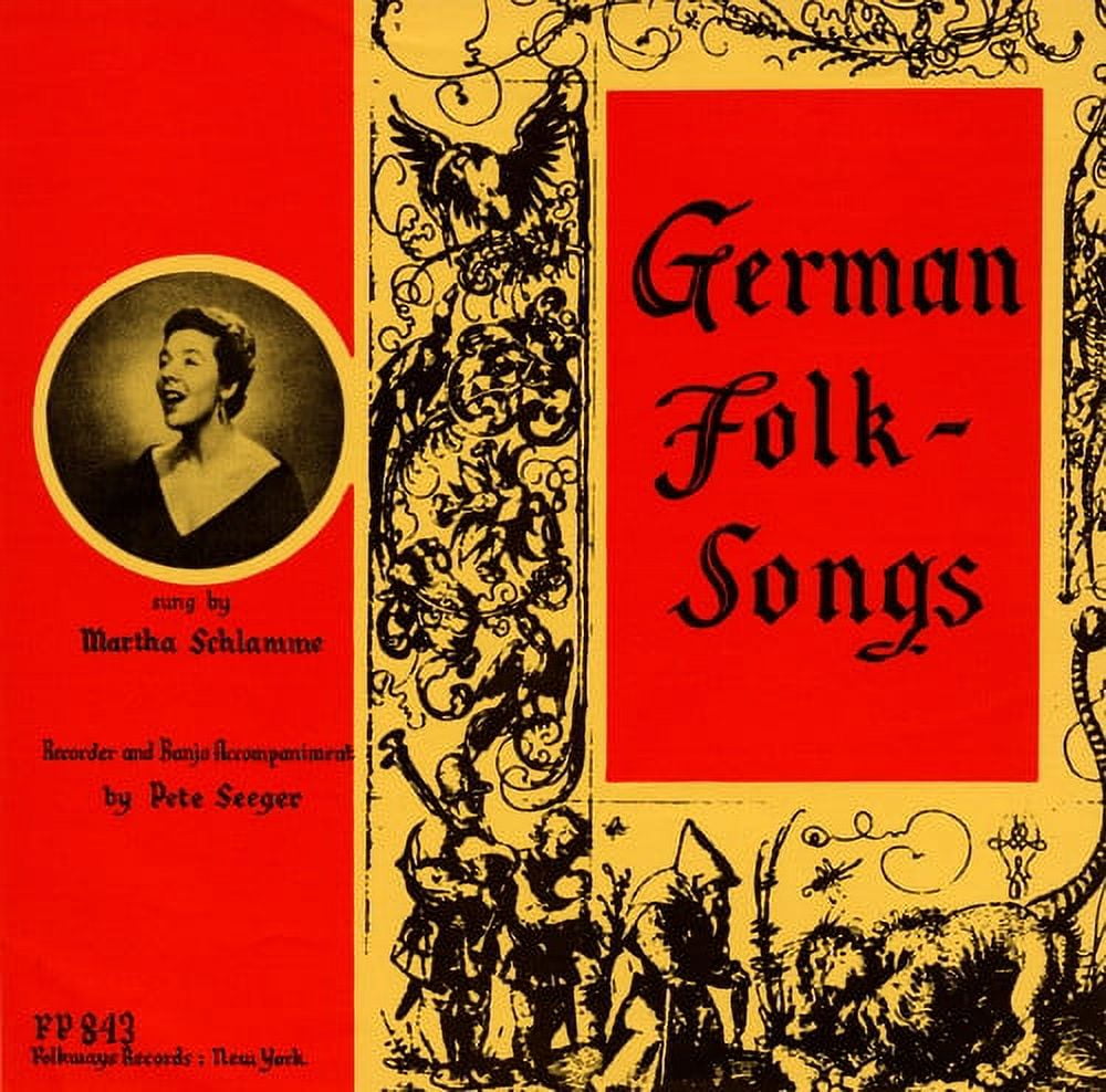 Martha Schlamme - German Folk Songs - World / Reggae - CD - Walmart.com