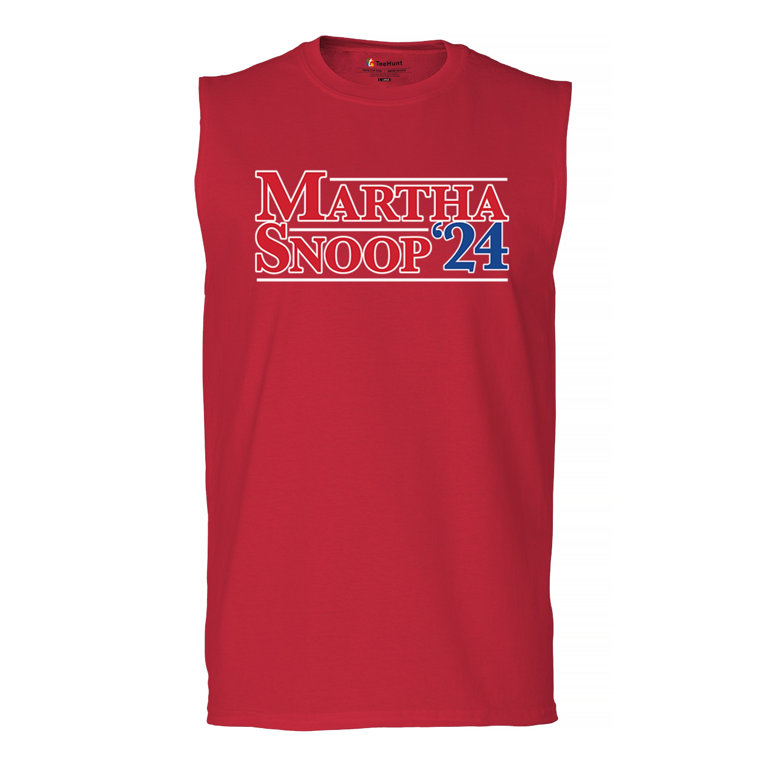 Martha Snoop 2024 for President Muscle Shirt Funny Election Humor Vote ...