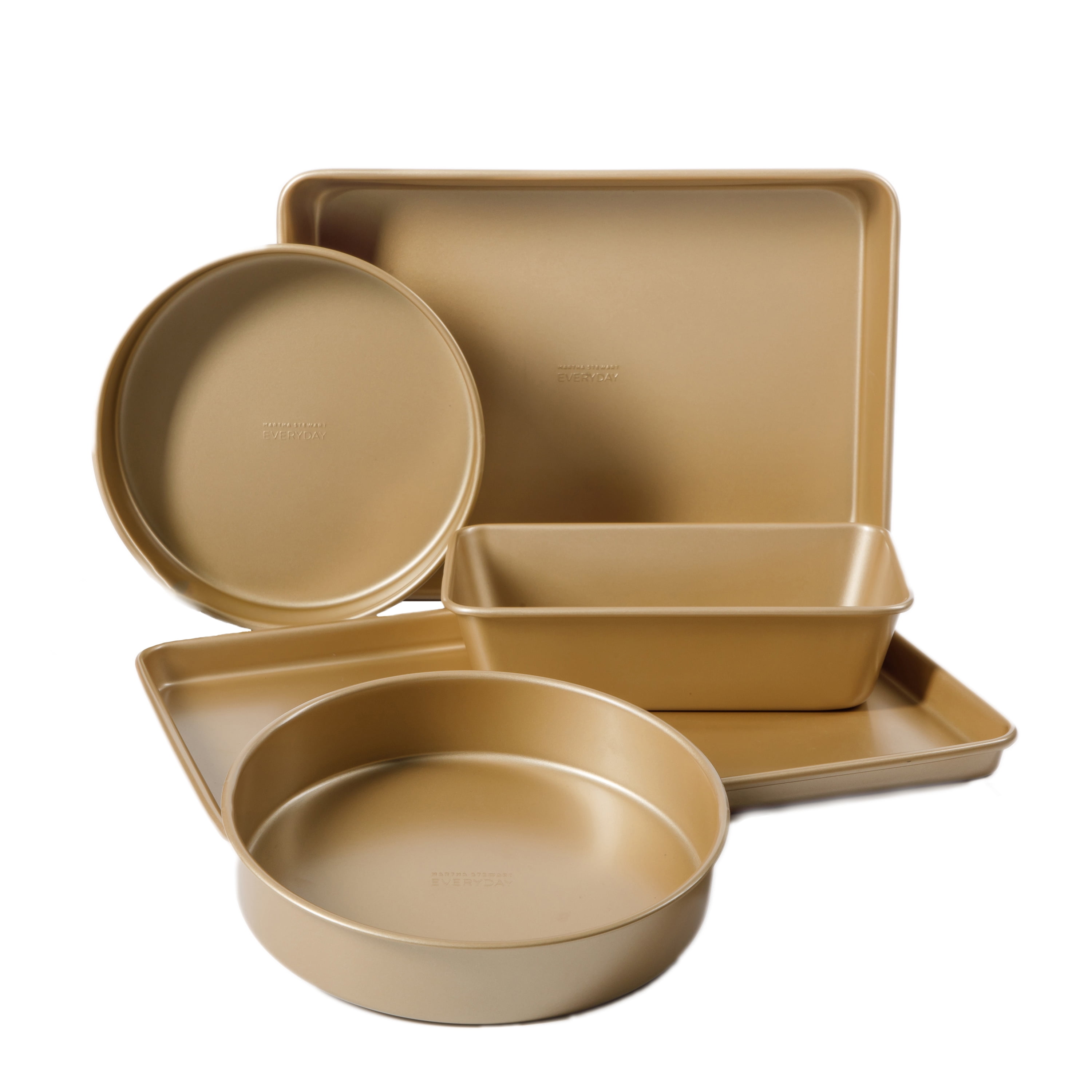 Martha Stewart Everyday 5-Piece Carbon Steel Nonstick Bakeware Set ...