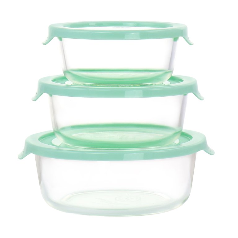 Glass Storage Containers Martha Stewart Martha Stewart 32 Ounce Round