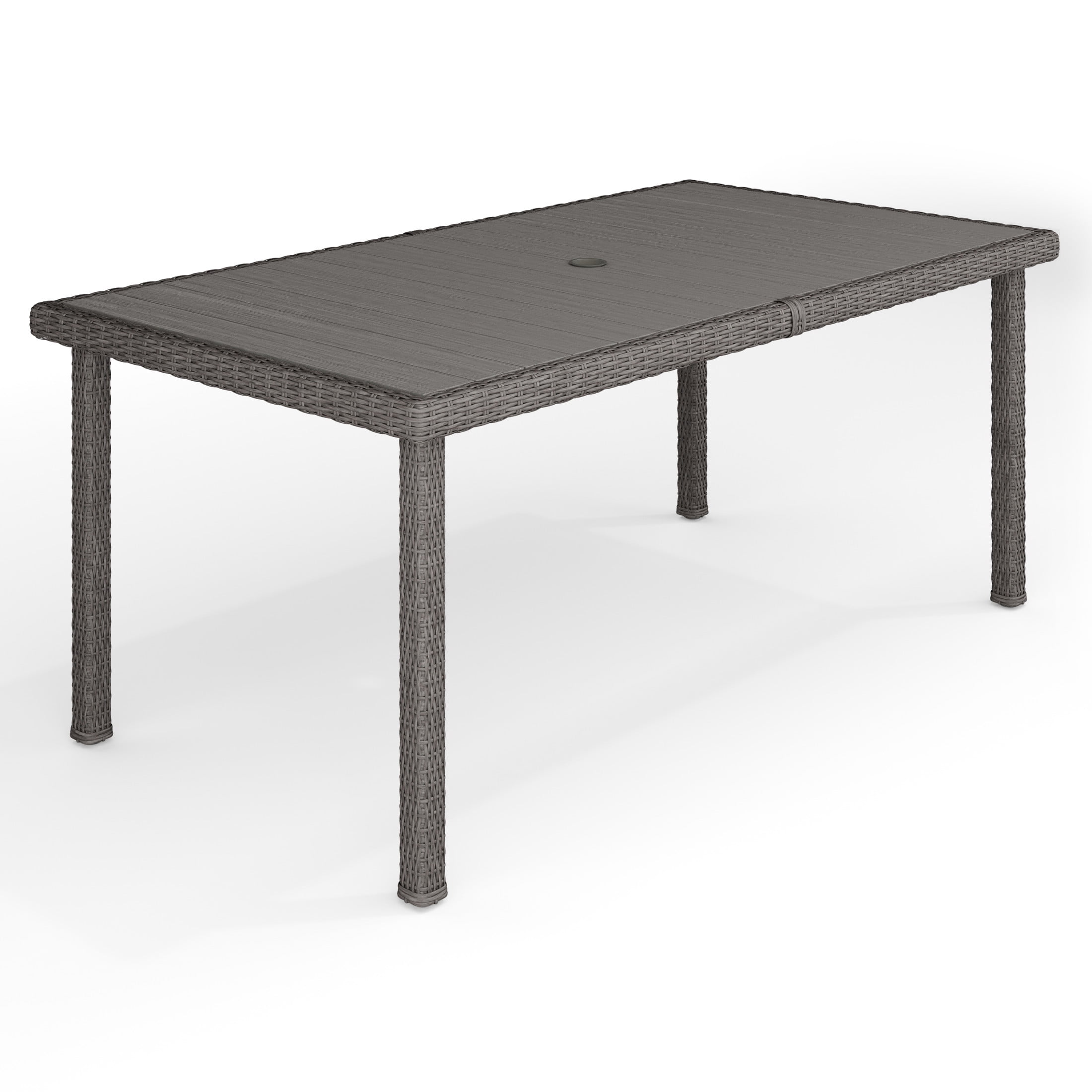 Martha Stewart 71" Indoor-Outdoor Patio Table with Engineered Wood Top ...