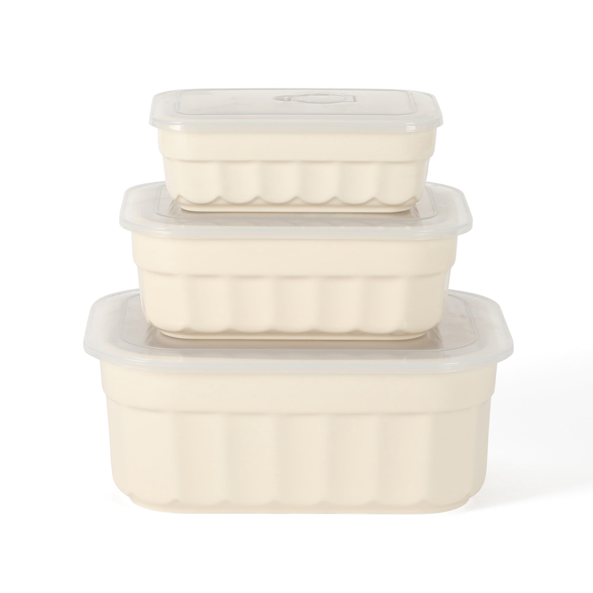 Martha Stewart Broadbrook 6 Piece Stoneware Meal Prep Container Set ...