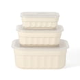 Martha Stewart Broadbrook 6 Piece Stoneware Meal Prep Container Set ...