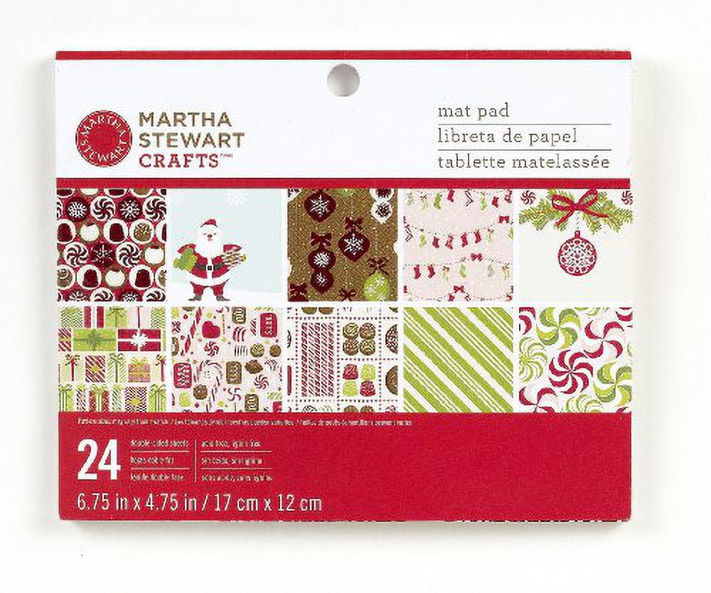 Martha Stewart Crafts Peppermint Winter Mat Pad for Scrapbooks ...