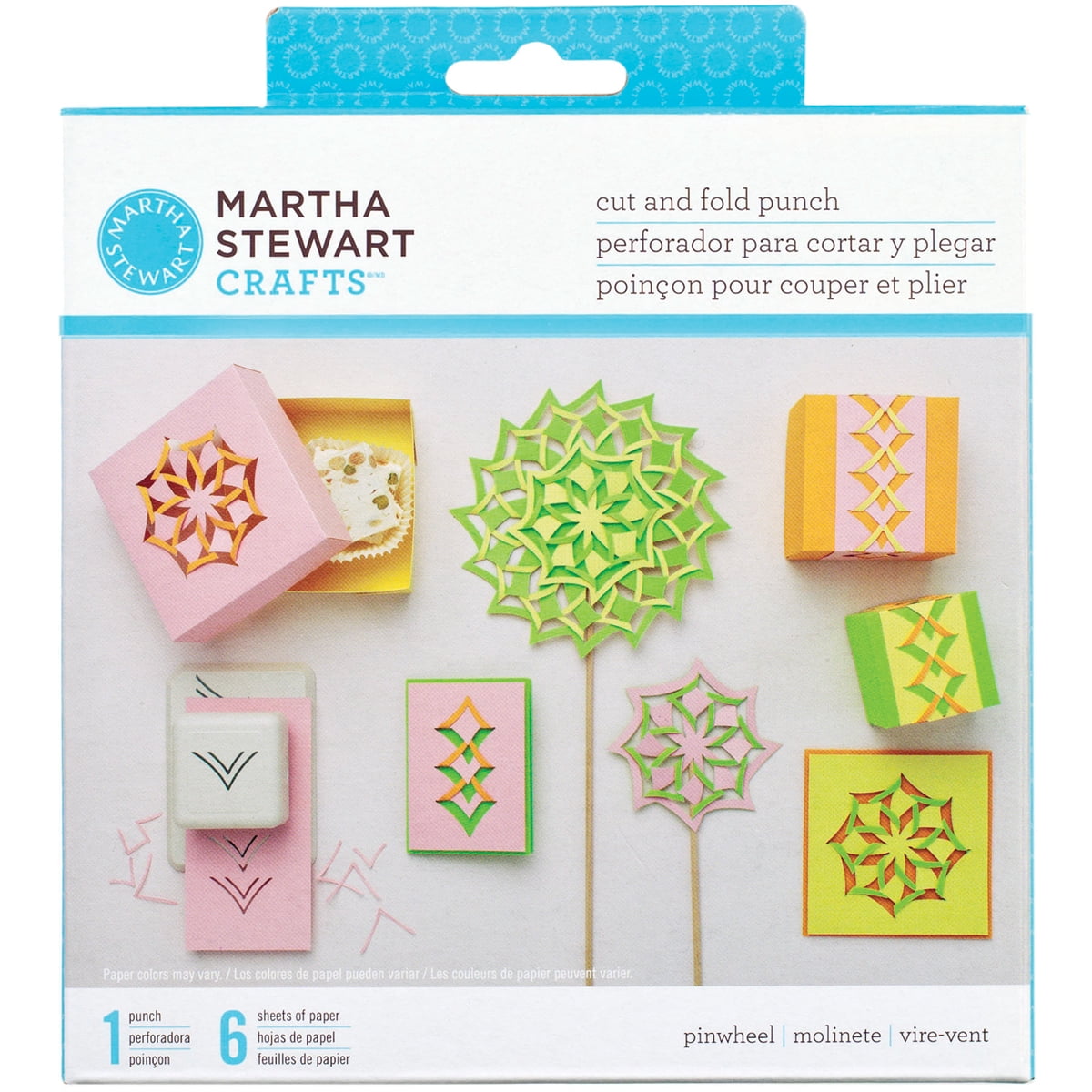 Martha Stewart Cut & Fold Punch-Pinwheel, Pk 1, Martha Stewart ...