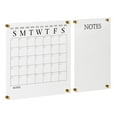 Martha Stewart Grayson Acrylic Wall Calendar and Notes Board Set with ...