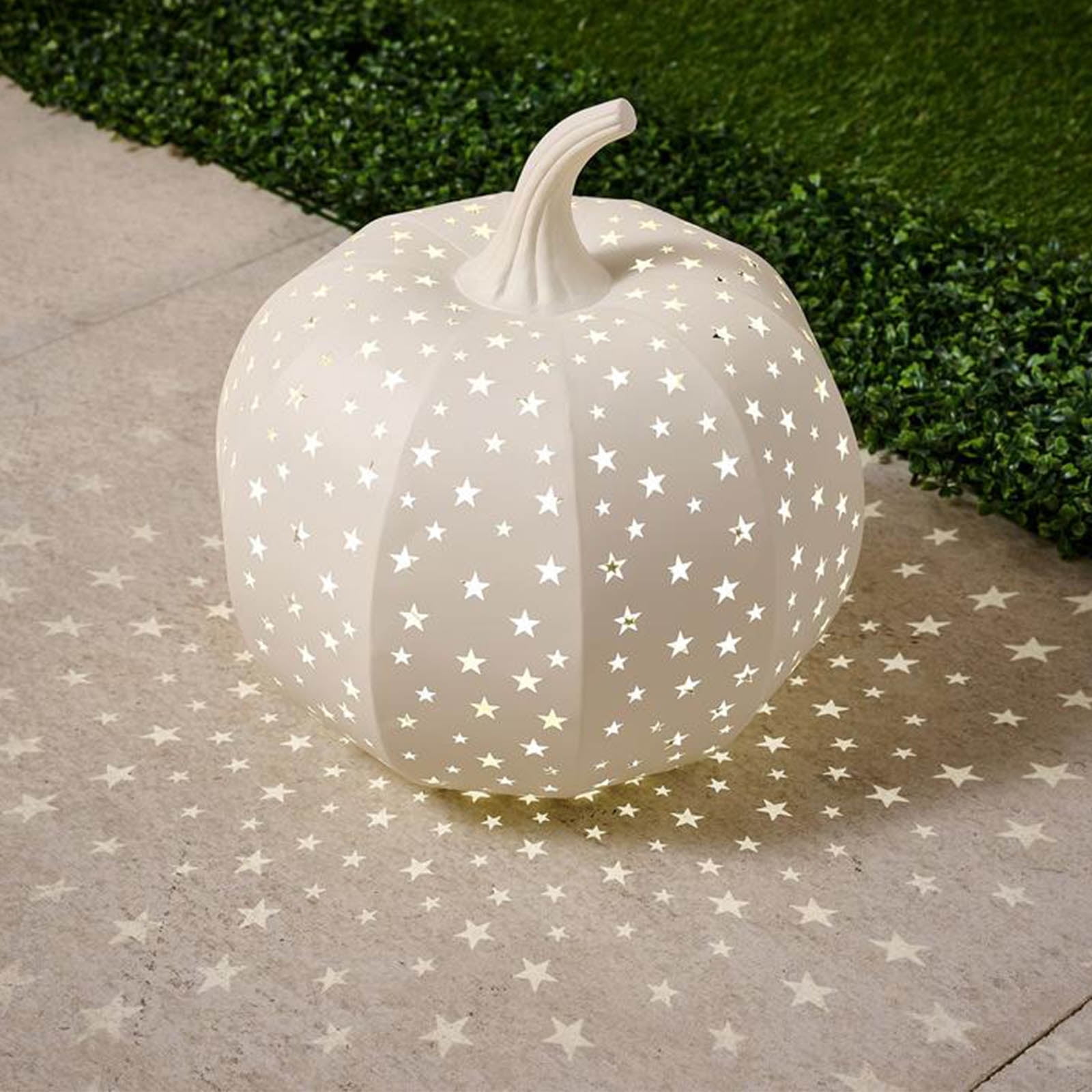 Martha Stewart Illuminated Stargazer Pumpkin,Twinkle Stars Lighted ...