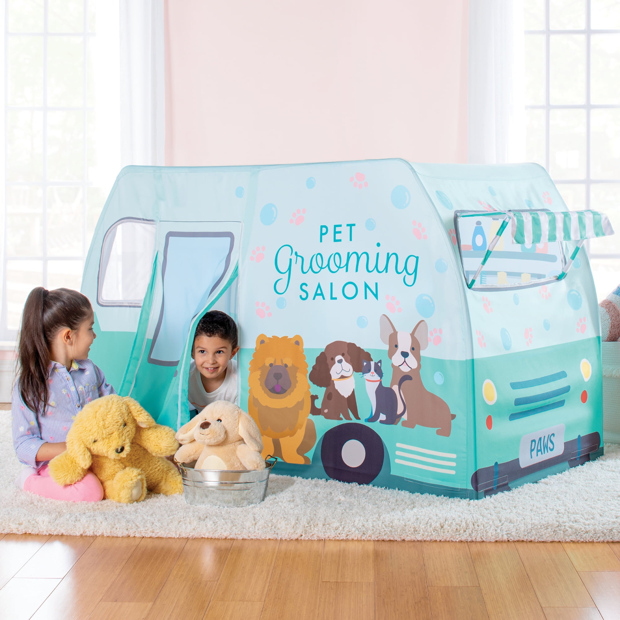 Martha Stewart Kids' Pet Grooming Van Play Tent - Children's Large ...