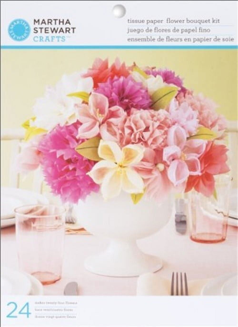 Martha Stewart M4420009 Vintage Girl Tissue Paper Flower Bouquet Kit ...