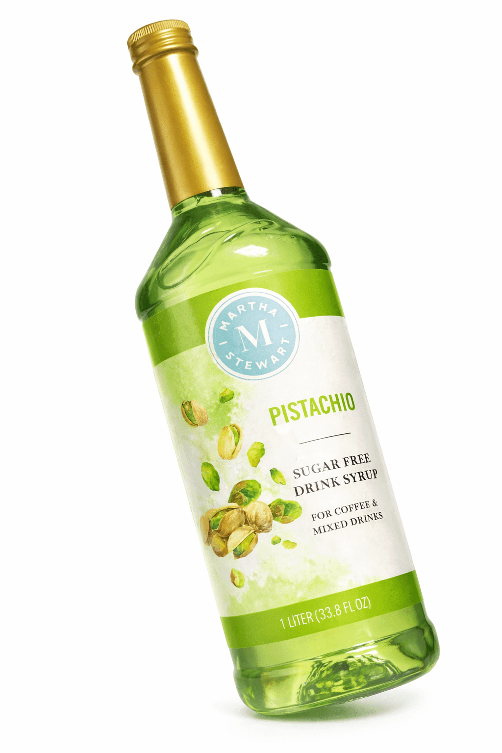 Martha Stewart Pistachio Sugar Free Drink Syrup, For Coffee & Mixed ...