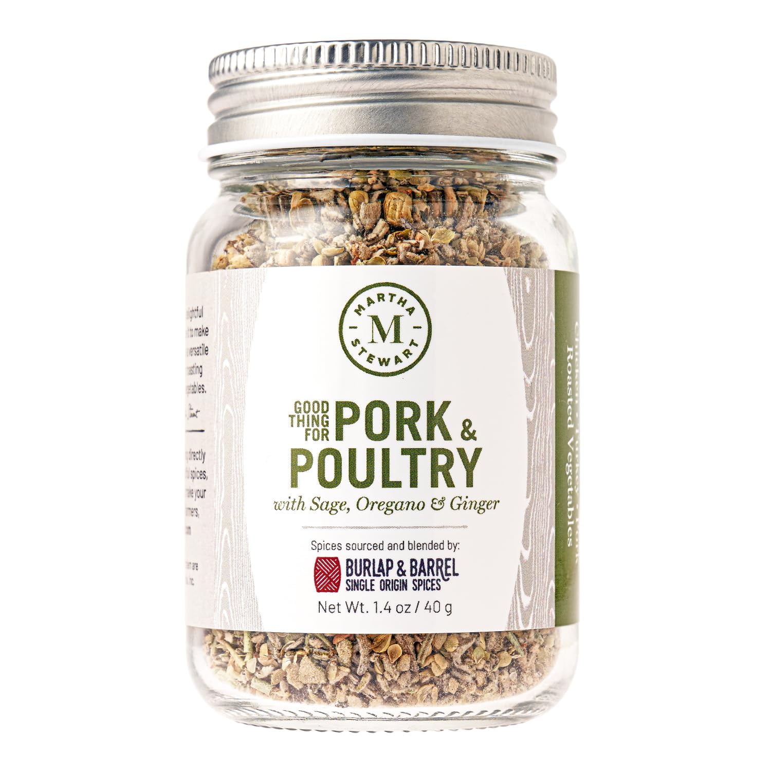 Martha Stewart Pork & BDF32 Poultry Seasoning - Martha's Own Blend Made with Single Origin Herbs ...