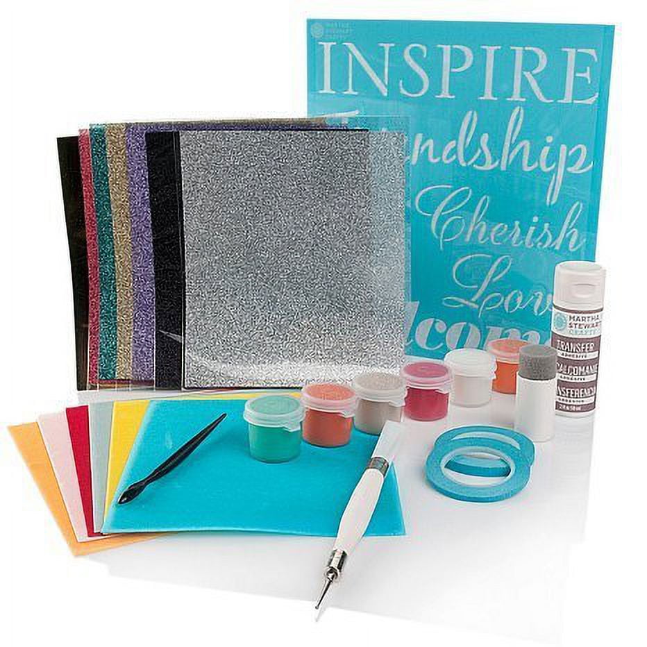 Martha Stewart Specialty Transfers Kit ~ Stencils, Tranfers, Paint ...