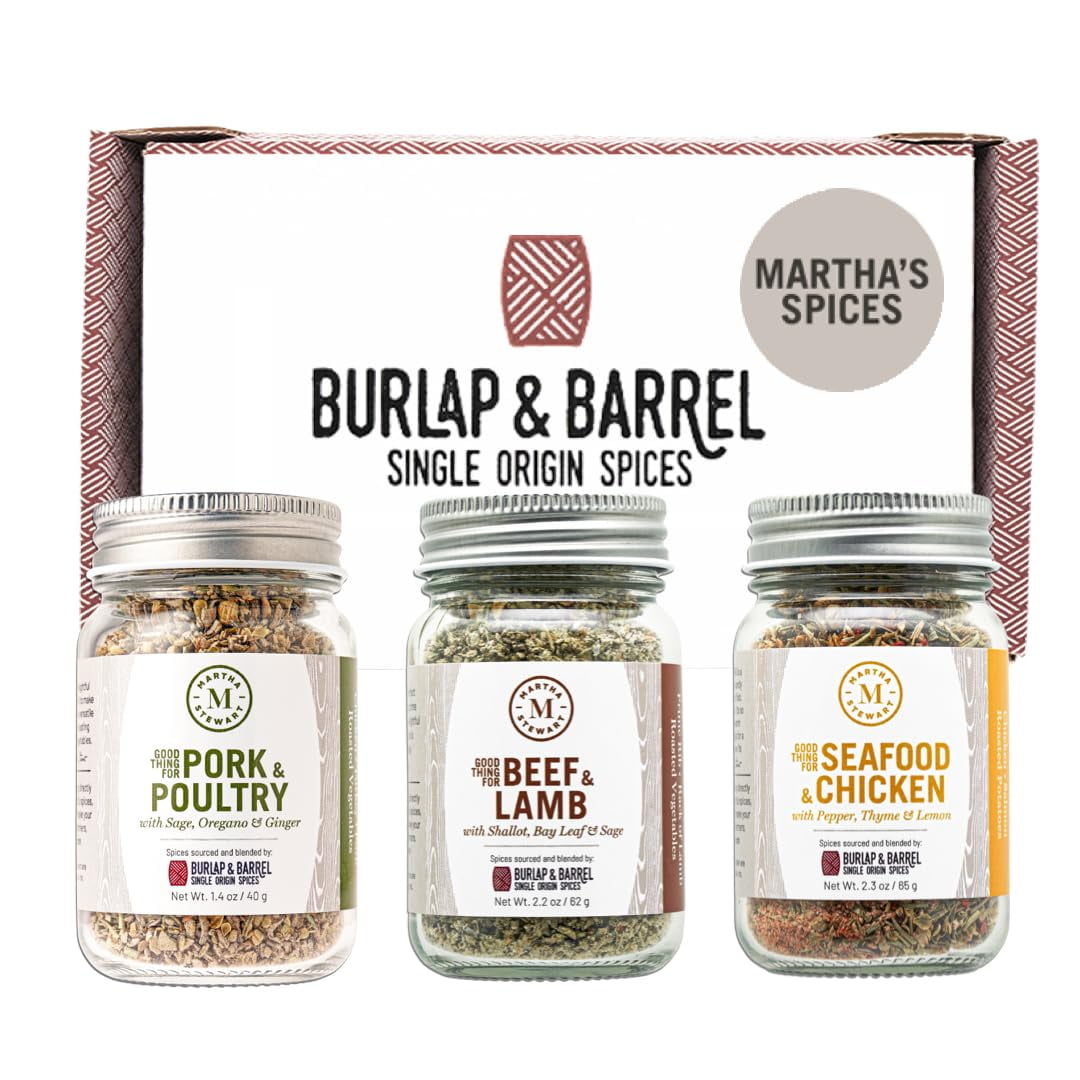 Martha Stewart Spice Trio DMF15 - Elevate Every Meal! Signature Blends Featuring Single-Origin ...