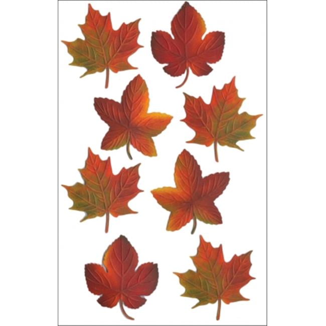 Martha Stewart Stickers-Assorted Leaves, Pk 6, Martha Stewart - Walmart.com