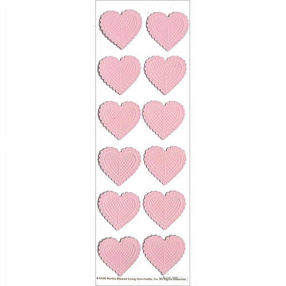 Martha Stewart Stickers-Heart Lace, Pk 3, Martha Stewart - Walmart.com