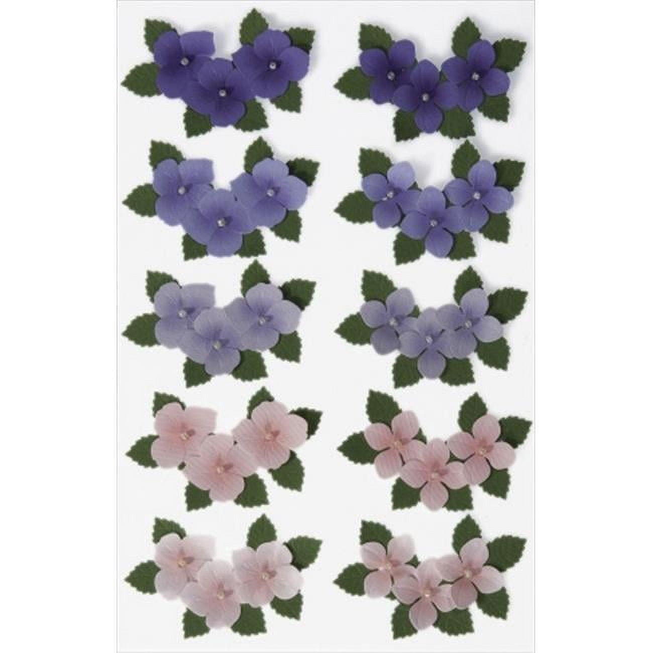 Martha Stewart Stickers-Hydrangeas, Pk 3, Martha Stewart - Walmart.com