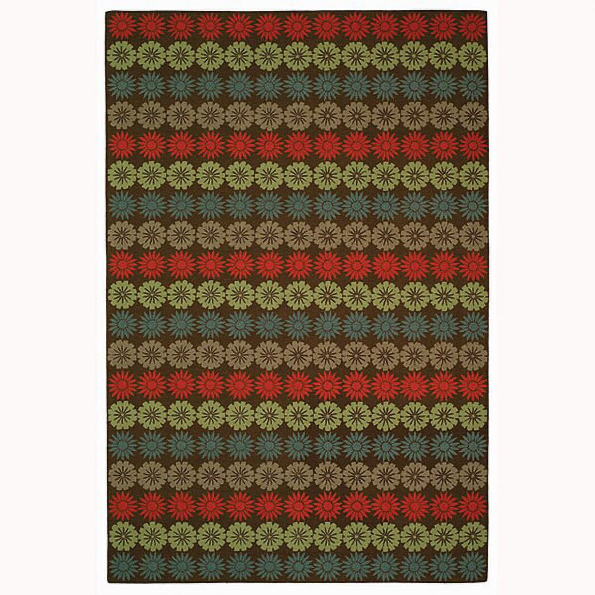 Martha Stewart by Puzzle Geometric Wool Rug Mulberry 5'6" x 8'6" 6' x 9 ...