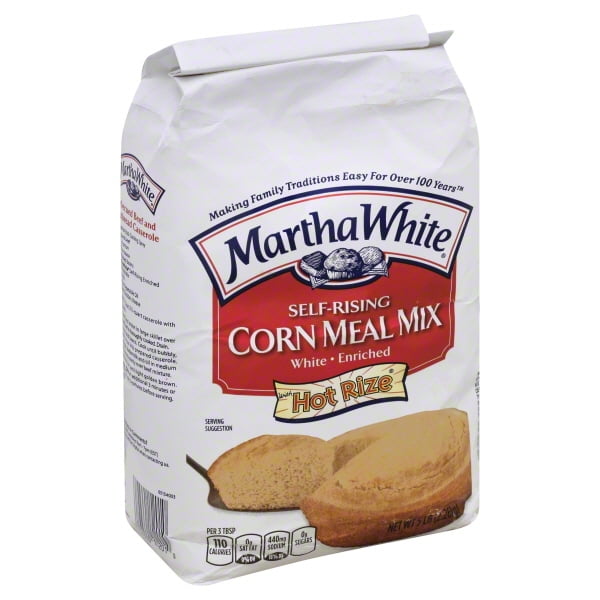 Martha White Enriched Self Rising Corn Meal Mix with Hot Rize, 5 Lb Bag ...