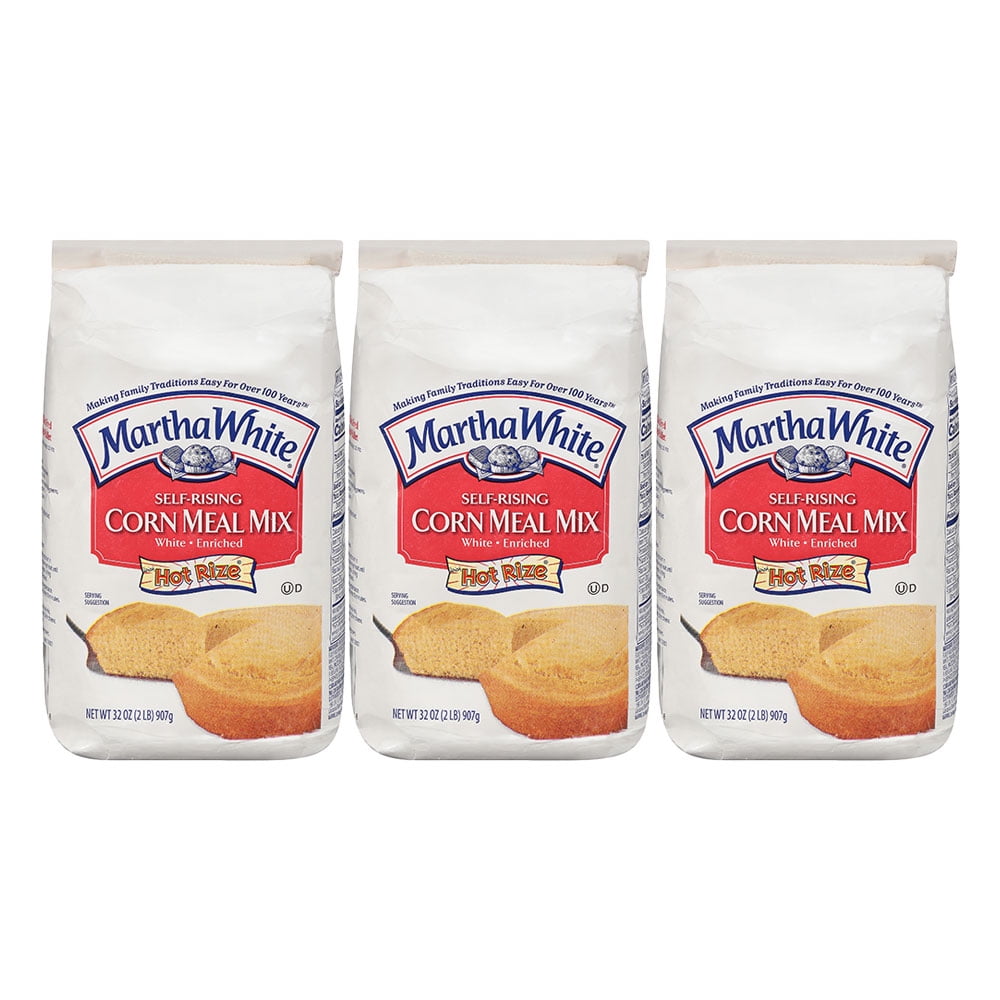 Martha White Cornmeal Self Rising Mix, 32 oz - Palatize Pack of 3 ...