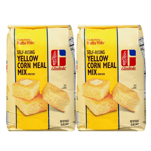 Martha White Gladiola Self-Rising Yellow Corn Meal Mix, 80 oz ...
