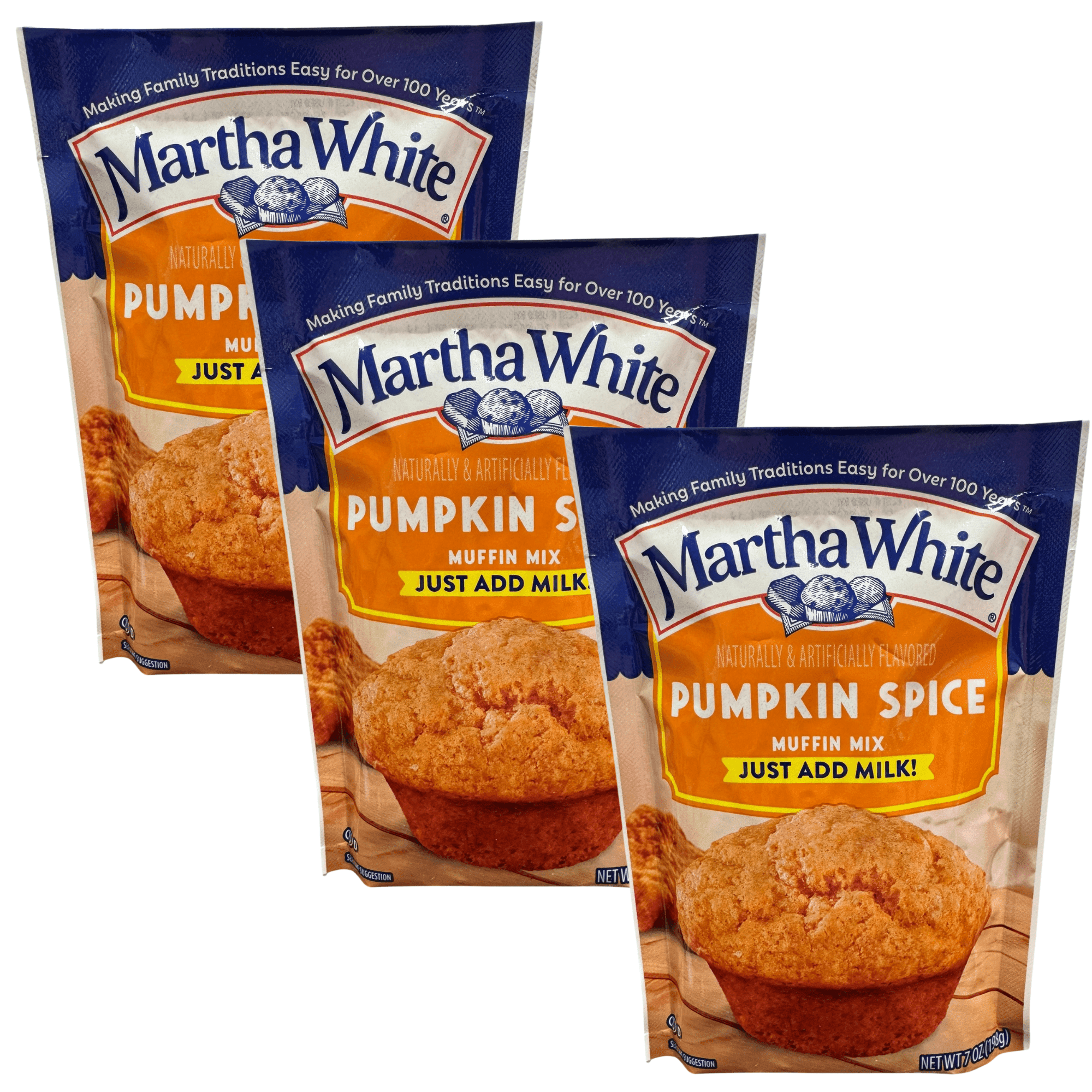 Martha White Pumpkin Spice Muffin Mix - 3 pack - Walmart.com