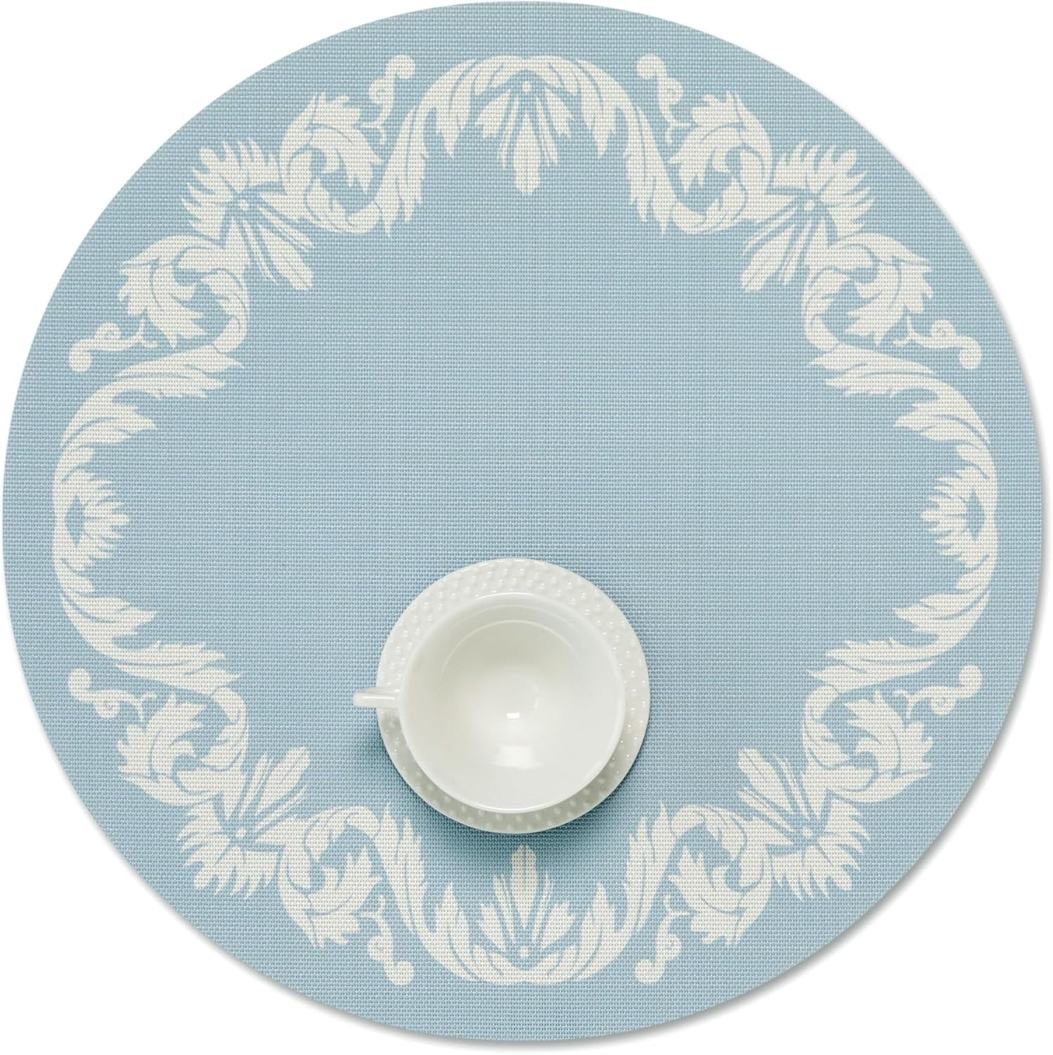 Martha by Martha Stewart | Chilewich Scroll Round Set of 4 Placemats in ...