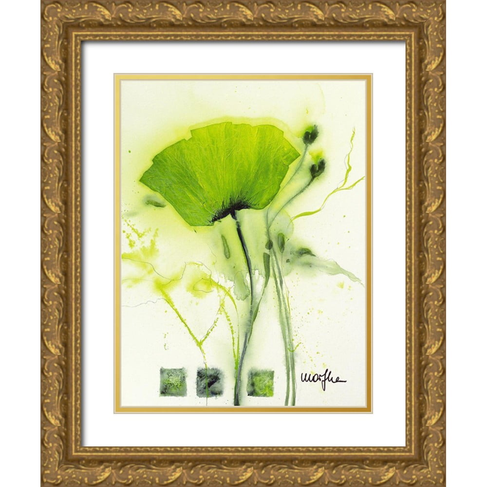 Marthe 19x24 Gold Ornate Wood Framed with Double Matting Museum Art ...