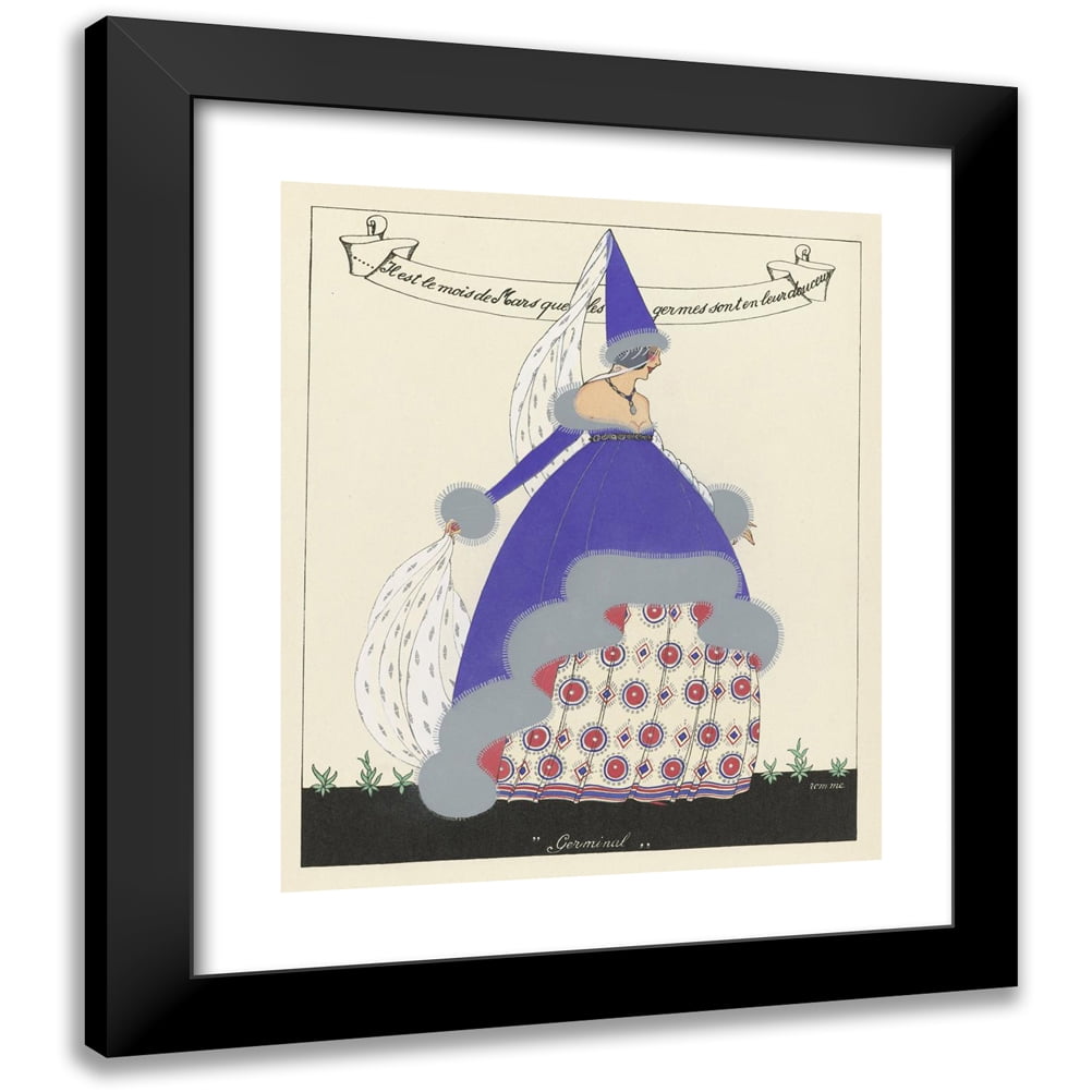Marthe Romme 12x14 Black Modern Framed Museum Art Print Titled - The ...