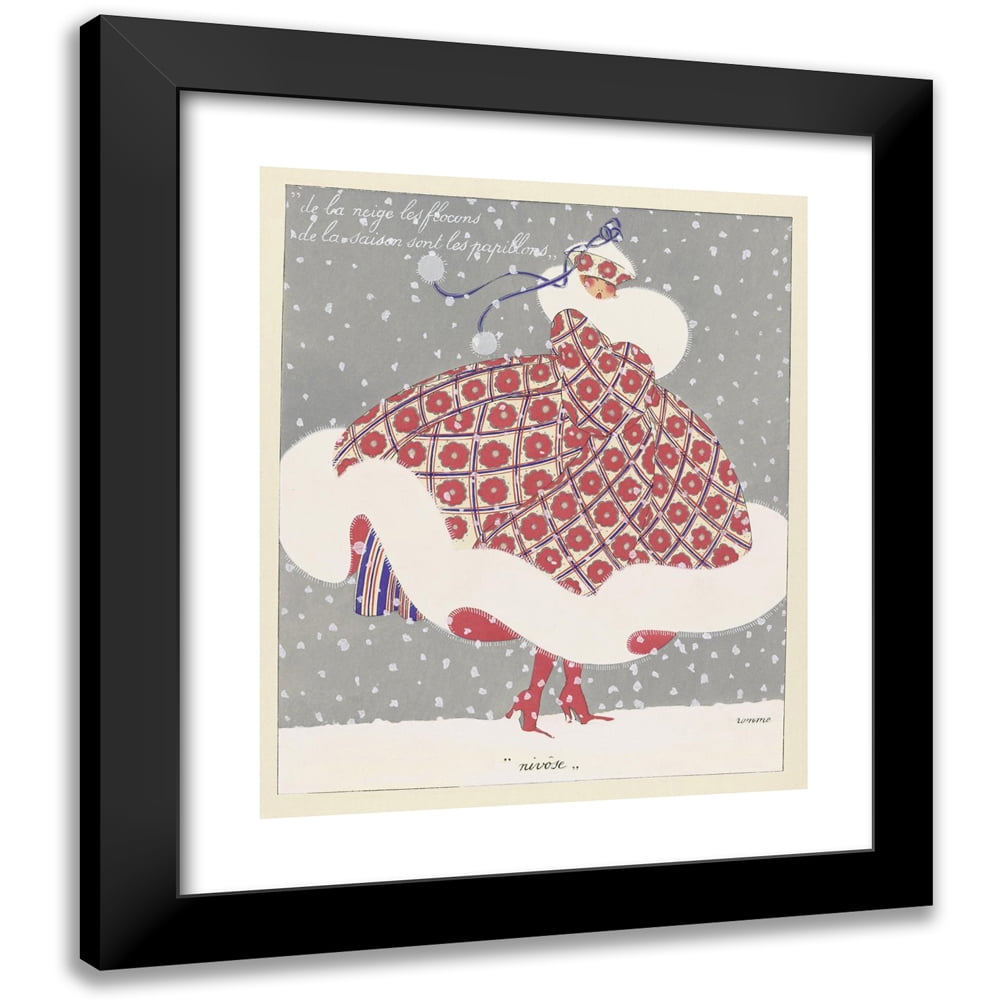 Marthe Romme 12x14 Black Modern Framed Museum Art Print Titled - The ...