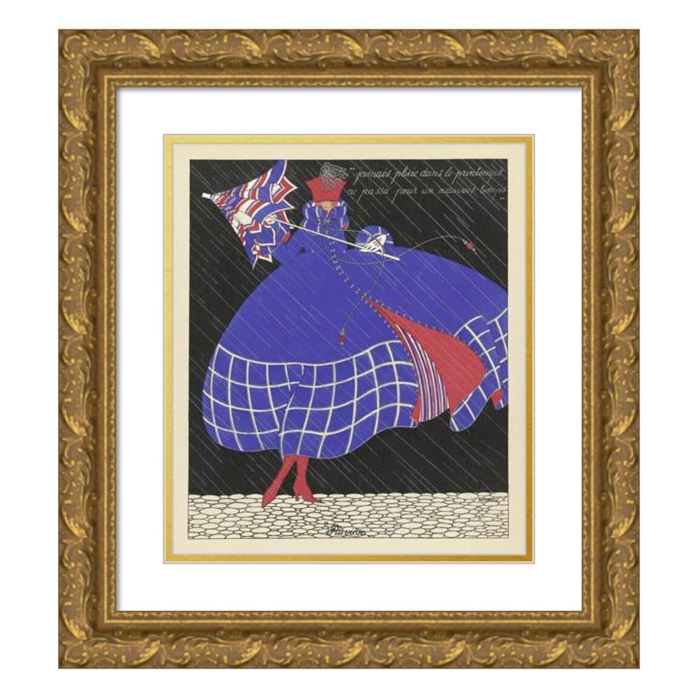 Marthe Romme 12x14 Gold Ornate Wood Frame and Double Matted Museum Art ...