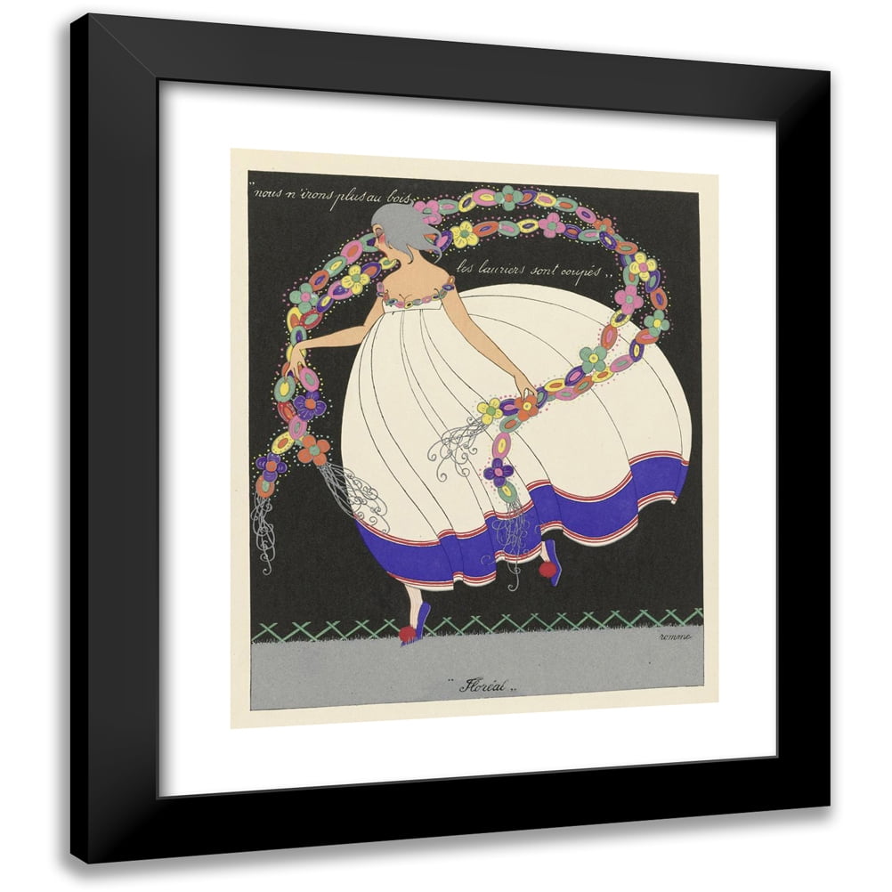 Marthe Romme 15x17 Black Modern Framed Museum Art Print Titled - The ...