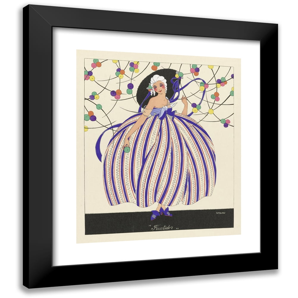 Marthe Romme 20x23 Black Modern Framed Museum Art Print Titled - The ...