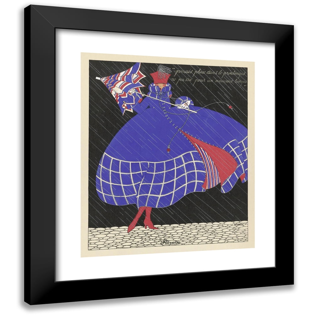 Marthe Romme 20x23 Black Modern Framed Museum Art Print Titled - The ...