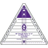Marti Michell 60 Degree Triangle Ruler, 2-Inch To 6-Inch - Walmart.com