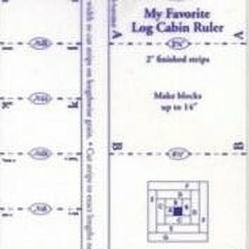 Marti Michell Log Cabin Ruler-1" To 2" Strips - Walmart.com