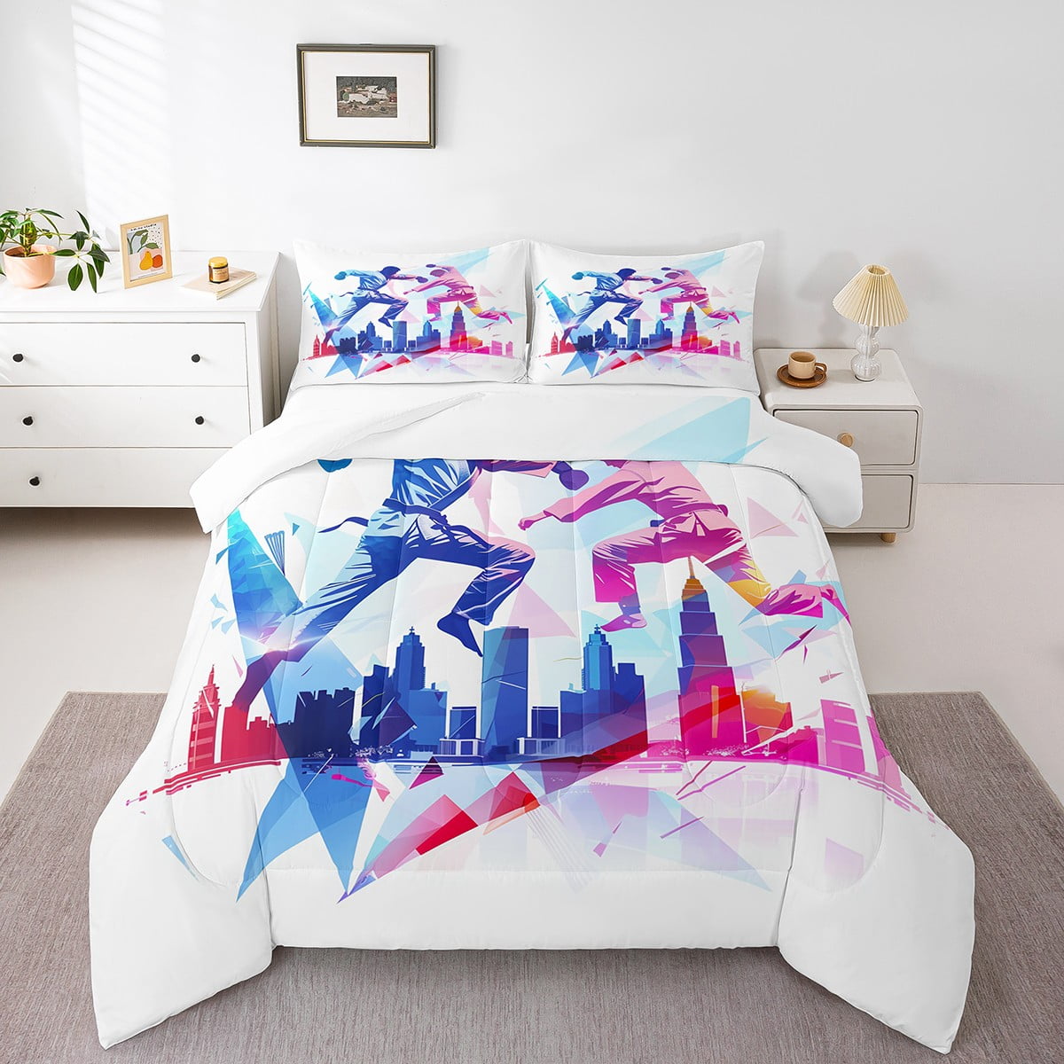 Martial Art Fight Comforter Set Wrestle Queen Bedding Sets,Fighting ...