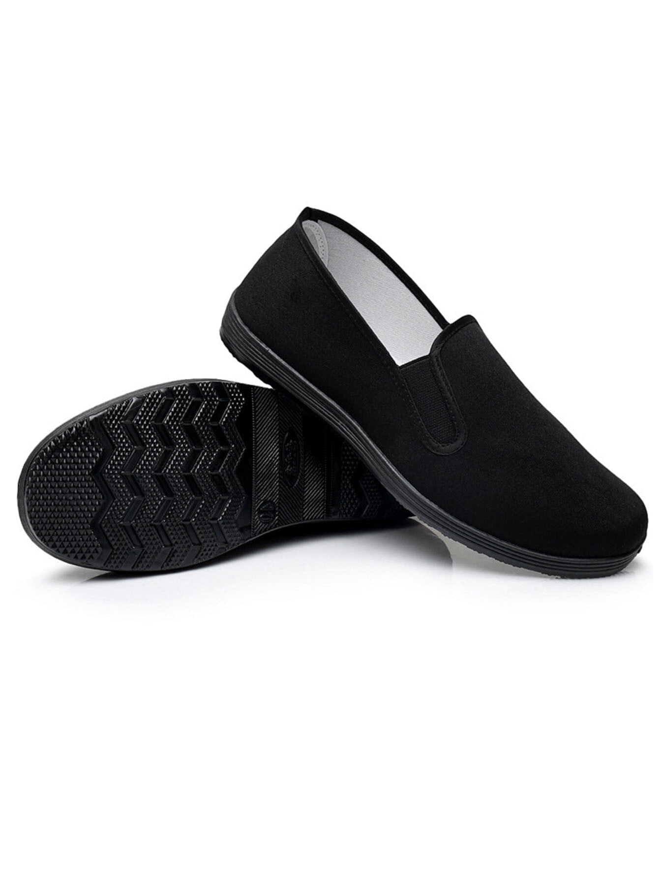 AiJiaTu Martial Art Tai Chi Shoes, Size 11.5, Rubber Sole Canvas ...